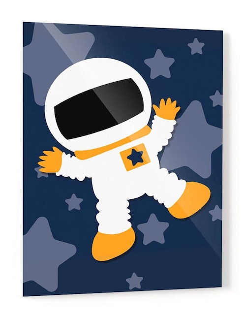 Cuadro Canvas Lab impreso en acrílico Space Astronaut 1