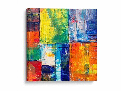 Litografía Canvas Lab Bloques de Color técnica Impresión 1