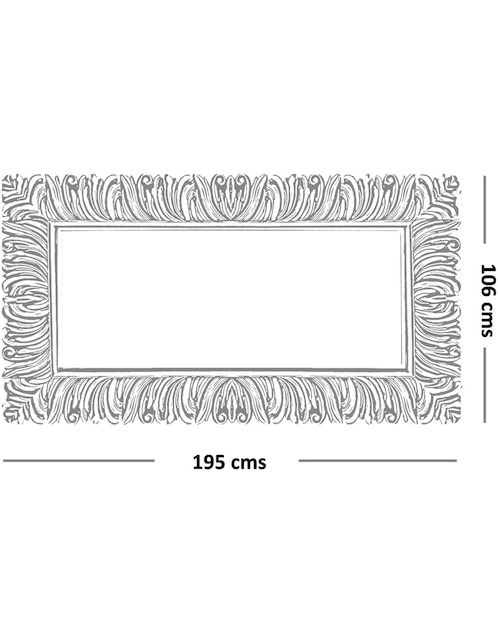 Espejo rectangular Moldecor Bonatti 7