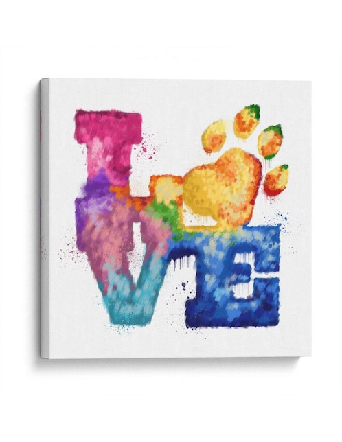 Litografía Canvas Lab Love técnica Impresión 1