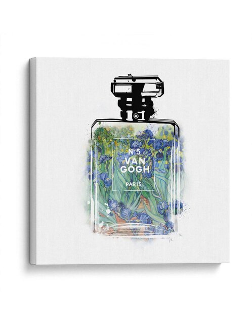 Litografía Canvas Lab Lirios No5 técnica Impresión 1