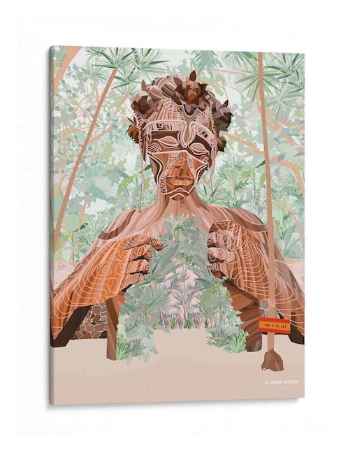 Litografía Canvas Lab Ven a La Luz técnica Impresión 1