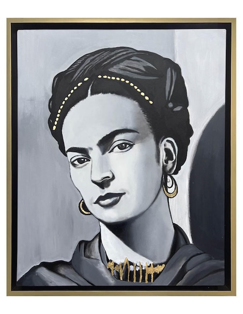 Pintura Frida Kahlo técnica acrílico Lune Art Gallery Frida 1