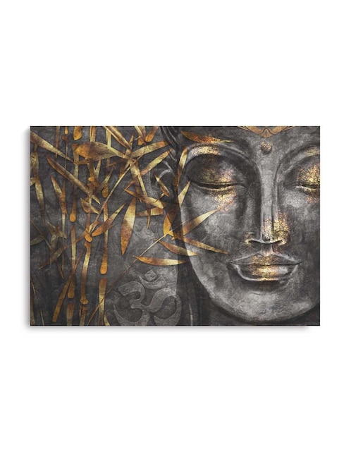 Cuadro decorativo Canvas Art buda con barniz a registro 1