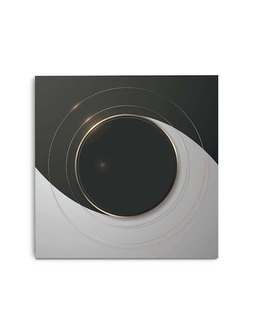 Cuadro decorativo Canvas Art brillante redondo con barniz a registro 1