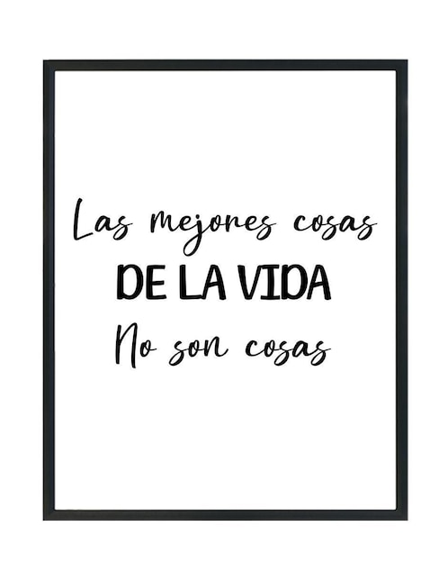Cuadro decorativo Pixelarte cosas de la vida 1