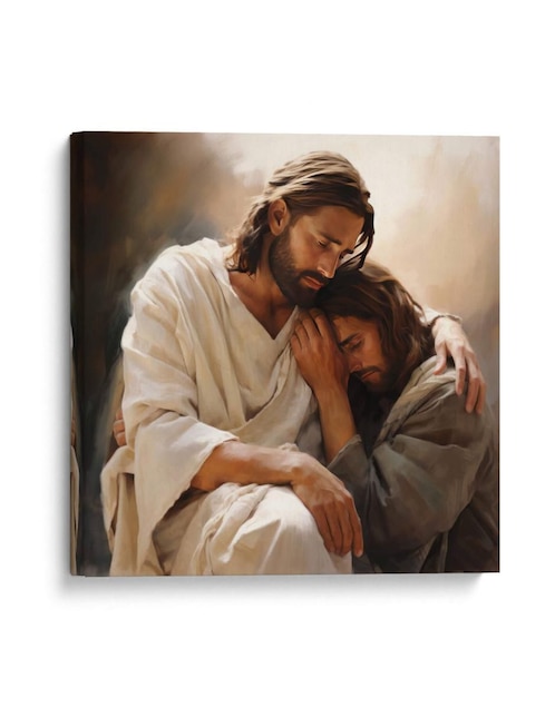 Cuadro decorativo Canvas Lab jesús está conmigo 1