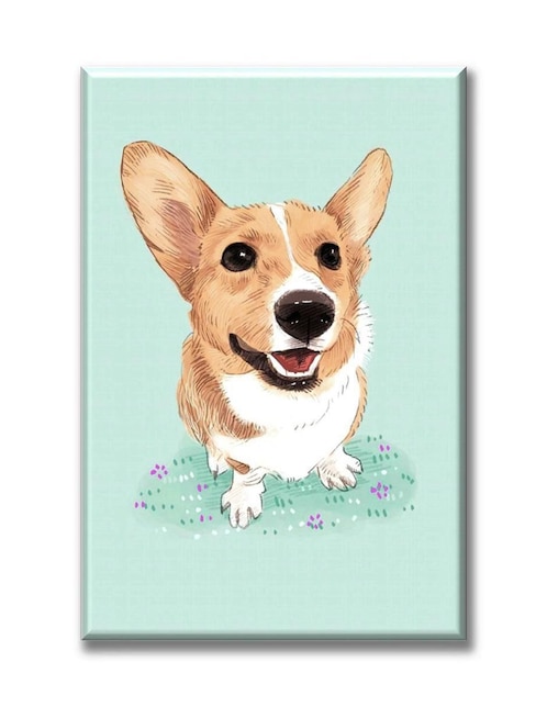 Cuadro decorativo Industria Grafica Ciento 23 corgi 1