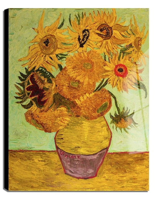 Litografía Un Toque Francés VAN GOGH técnica acrílico 1