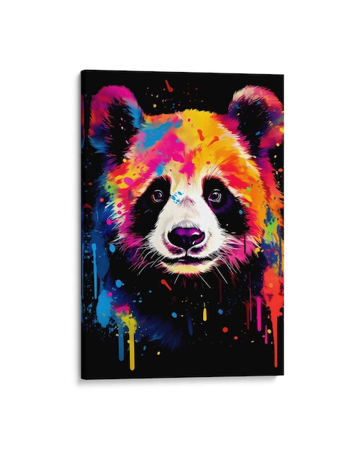 Cuadro decorativo Canvas Lab panda 1