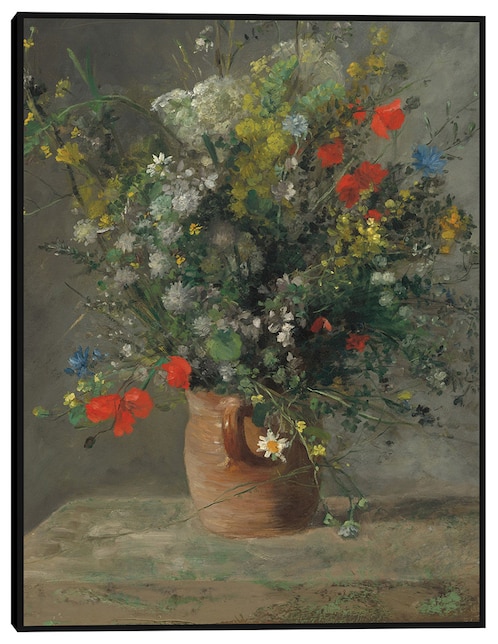 Cuadro decorativo Flores en un florero técnica mixta Cuadros Jr Macetas 1