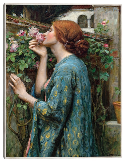 Cuadro decorativo El Alma De La Rosa (1908) técnica mixta Cuadros Jr ...