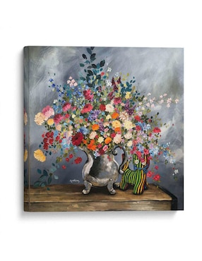 Litografía Canvas Lab El Gato y El Jarrón técnica Impresión