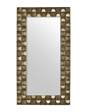 Espejo rectangular Moldecor Urbano Industrial estilo trendy
