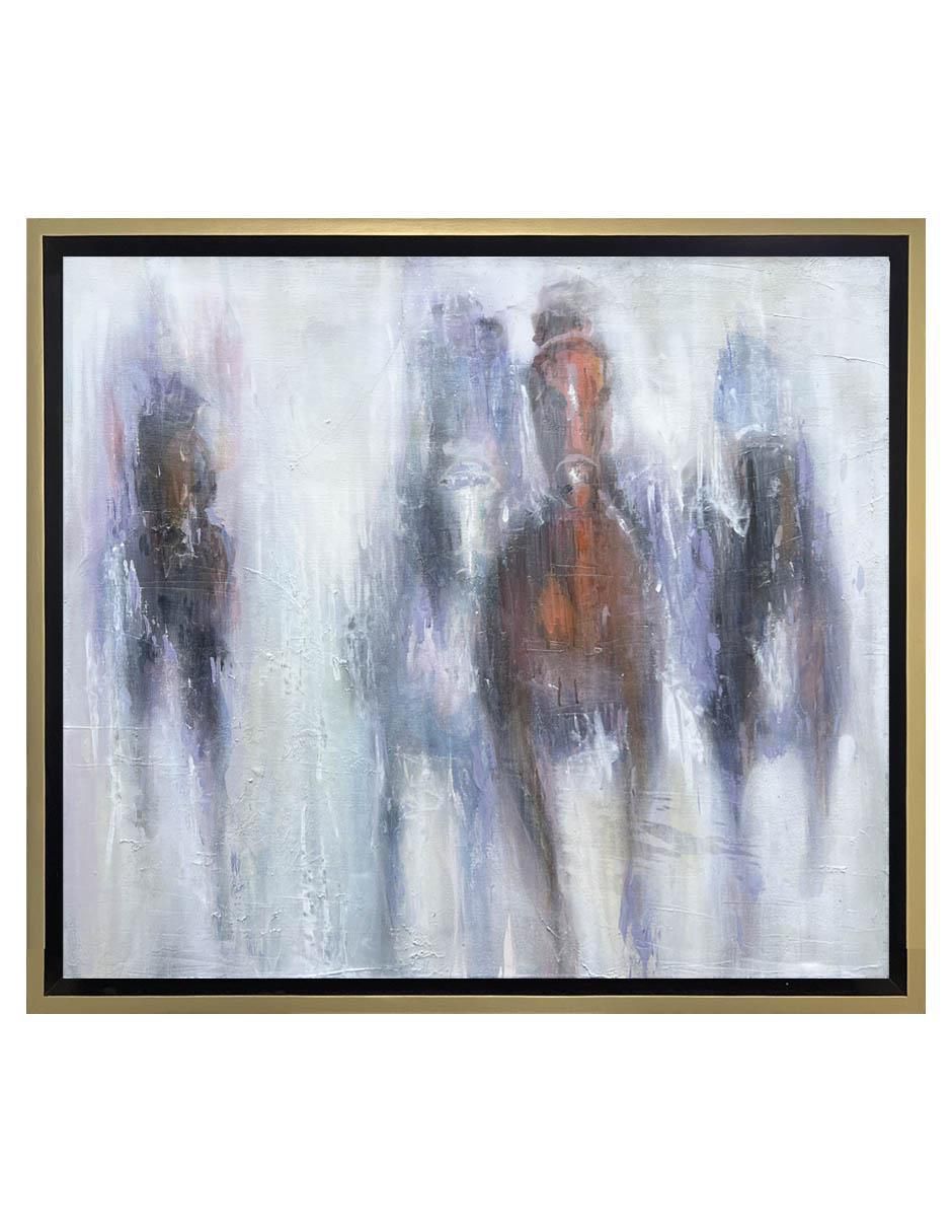 Pinturas De Arte Moderno Caballos Arte Mural Con Caballos De Colores