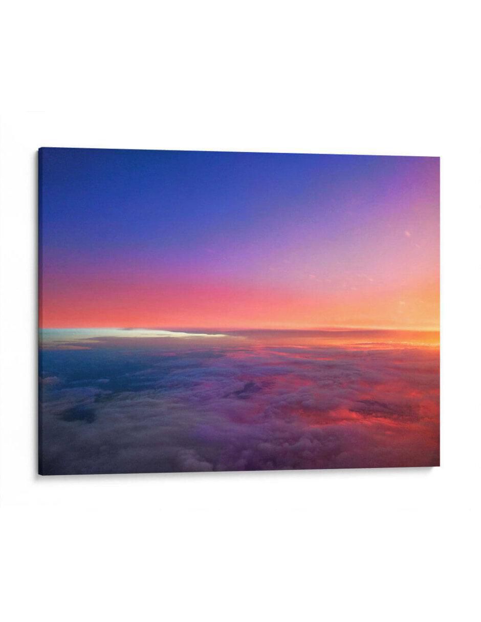 Litografía Canvas Lab Atardecer en las nubes por Arturo Sánchez técnica ...