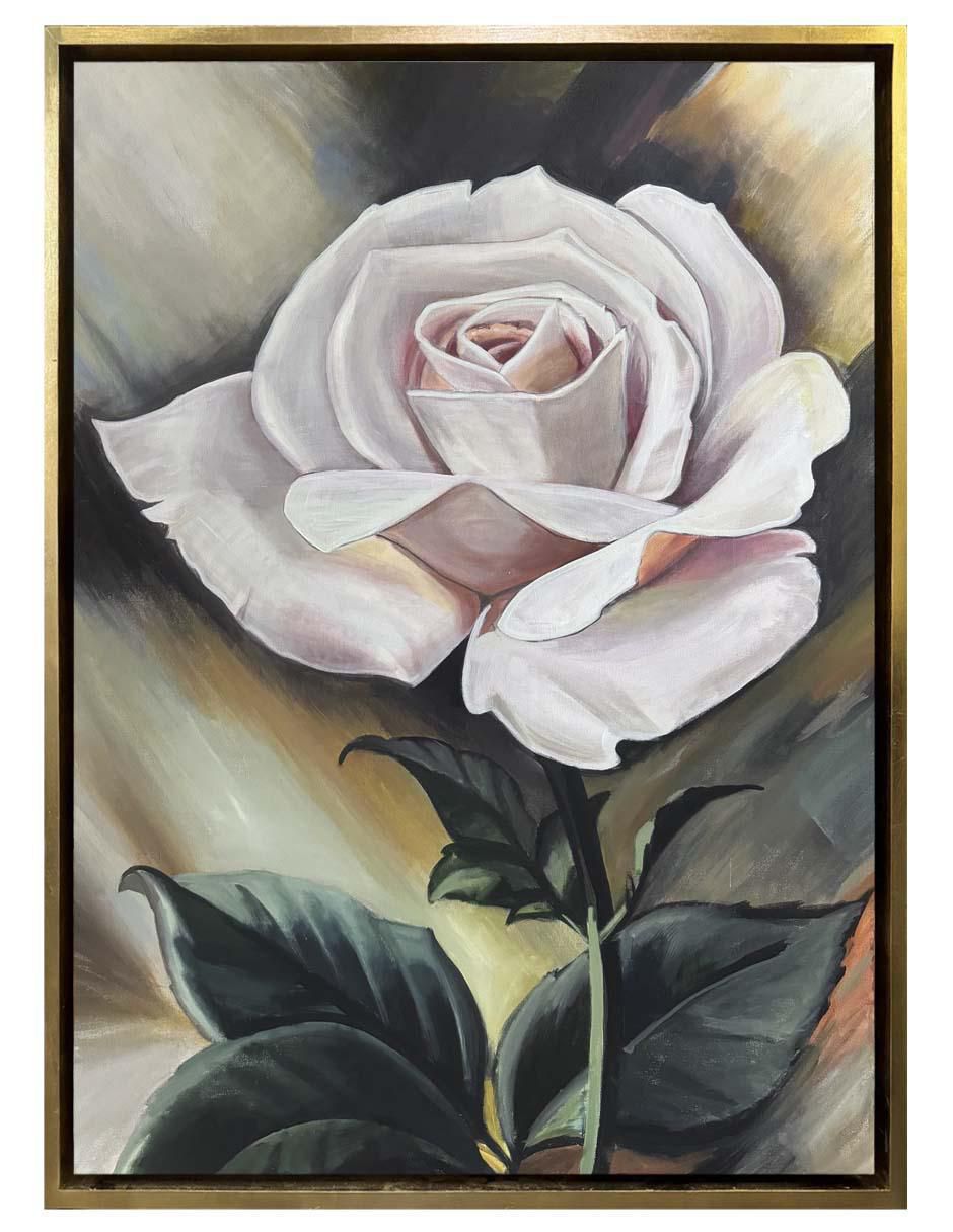 Pinturas De Rosas En Acrilico YS Art Pintura Hecha A Mano Peonías